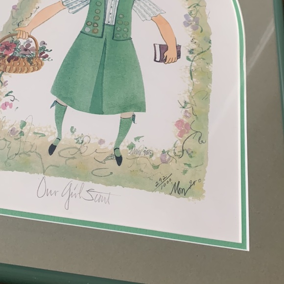 P Buckley Moss | Art | P Buckley Moss Art Our Girl Scout Framed Moss ...